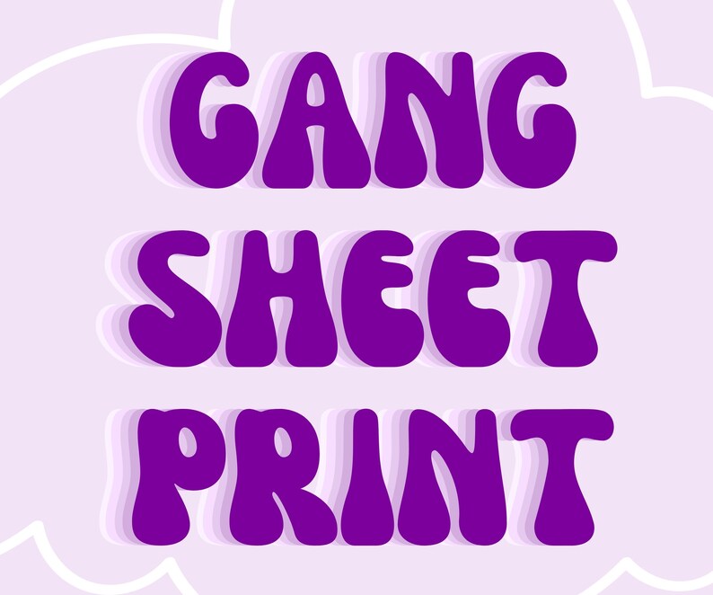 22X40 GANG SHEET – Purple Skin DTF Transfers